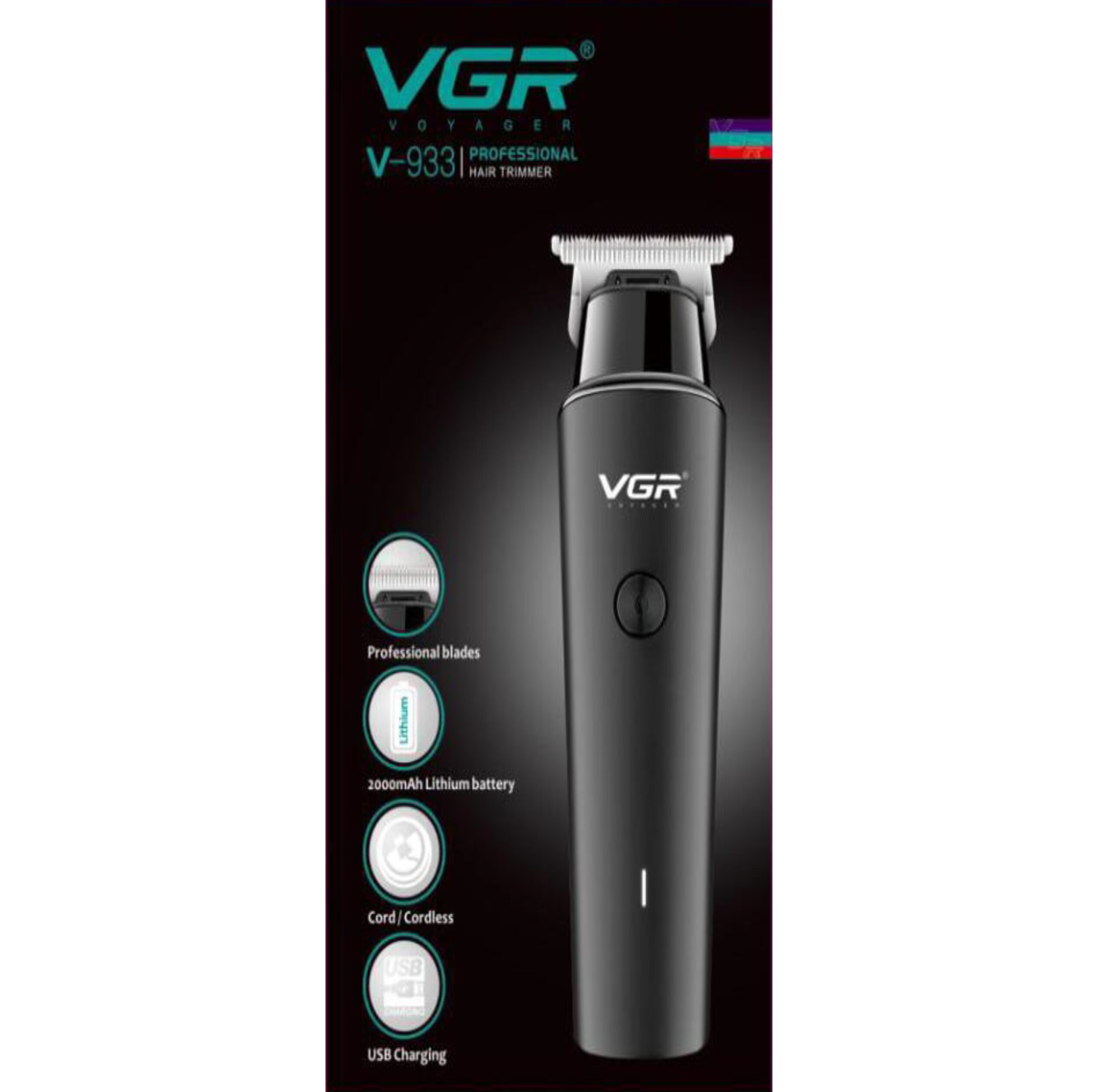 VGR V-933 Professional hair clipper - Ashcomonline