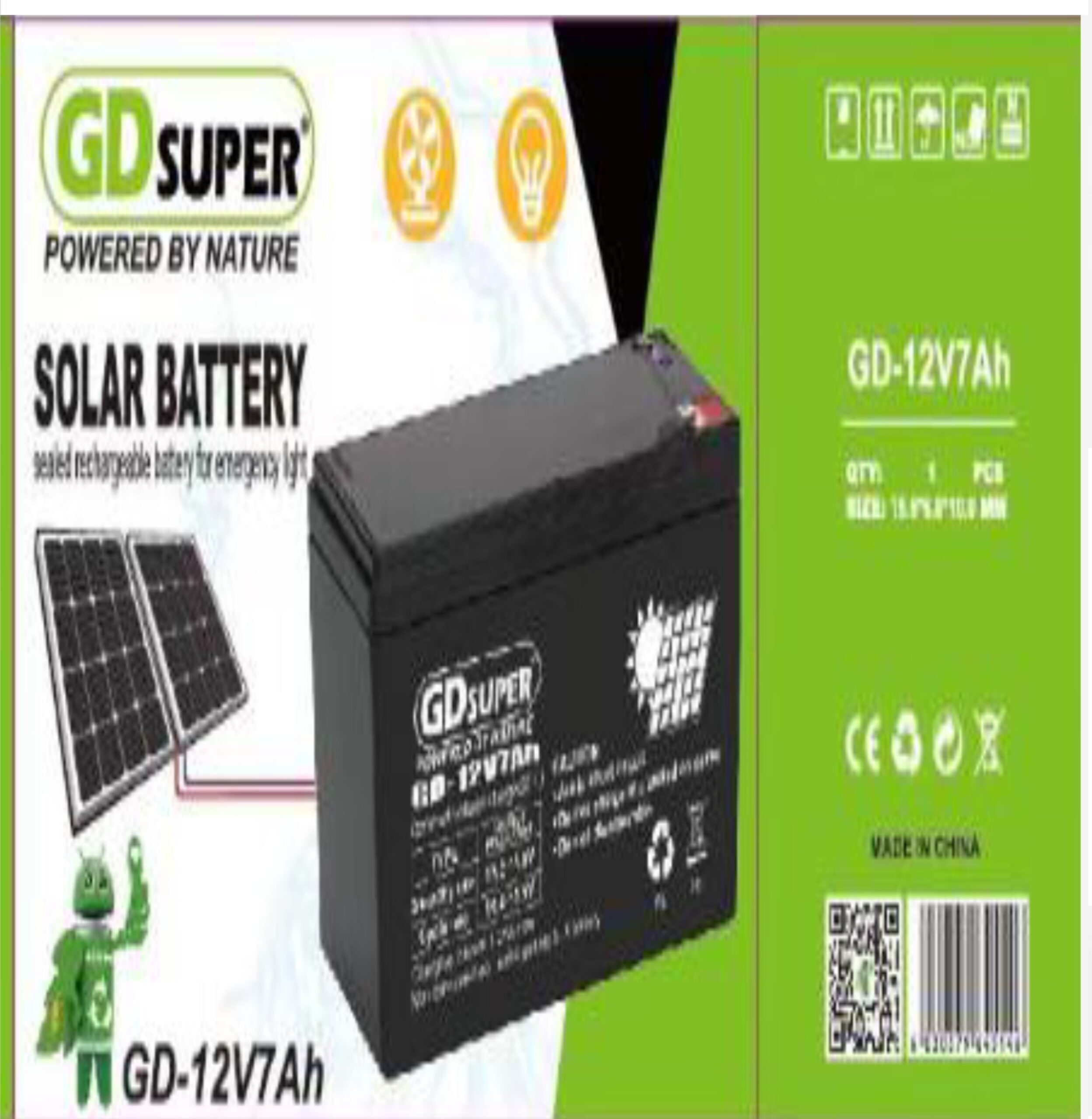 GD super solar battery - Ashcomonline