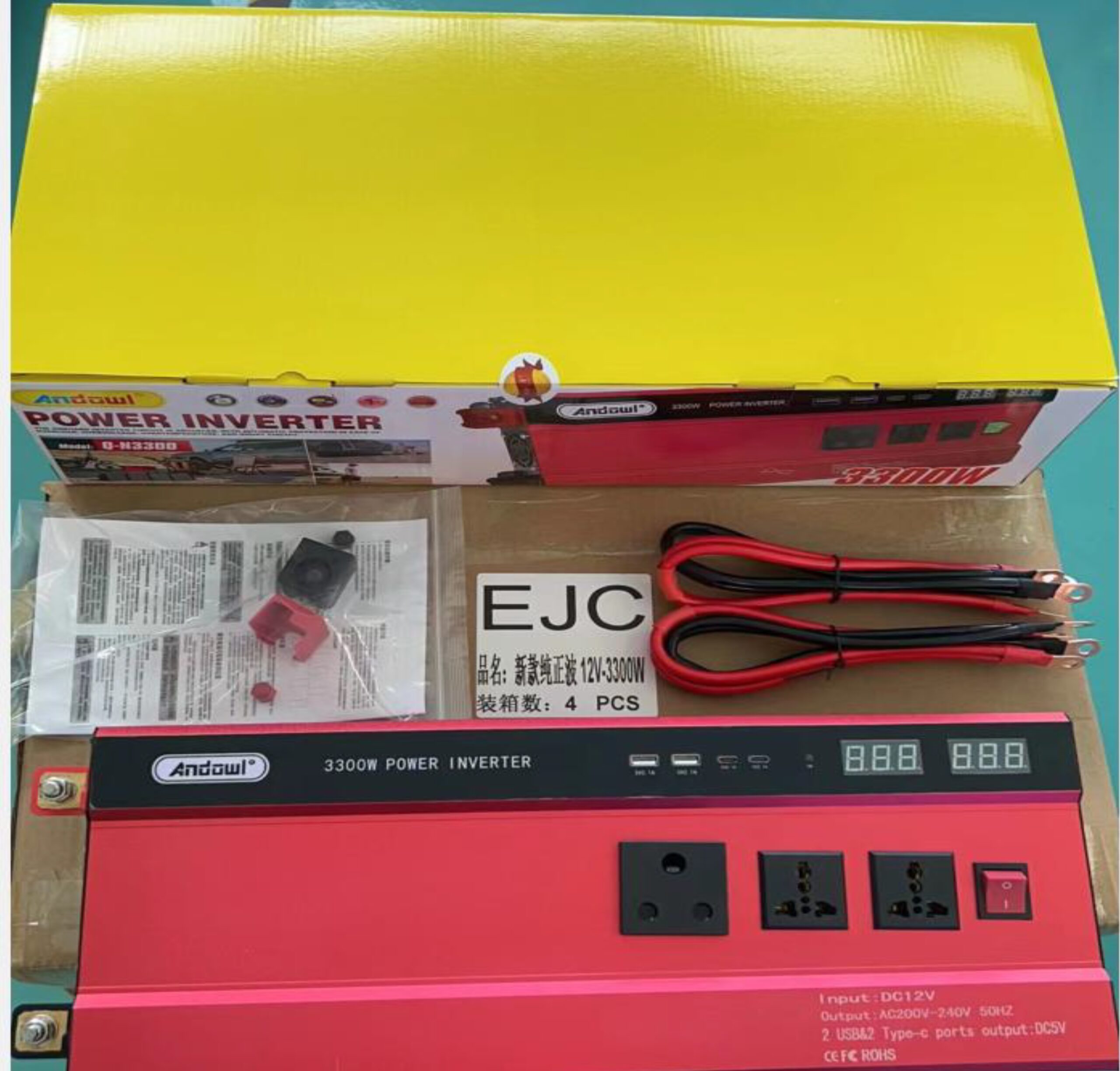 Power inverter 12v-3300w - Ashcomonline